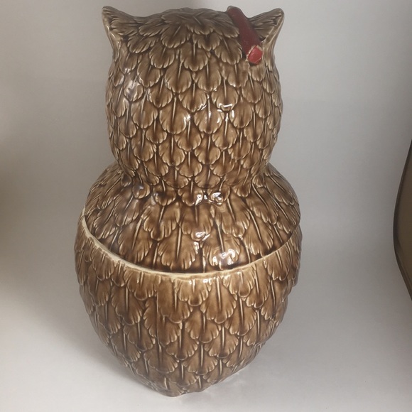 Kitchen | Vintage Wise Book Owl Cookie Jar | Poshmark